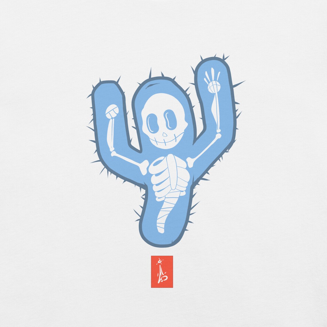 University Blue BONES Collection T-shirt - Matches Jordan 4 Retro - by ...