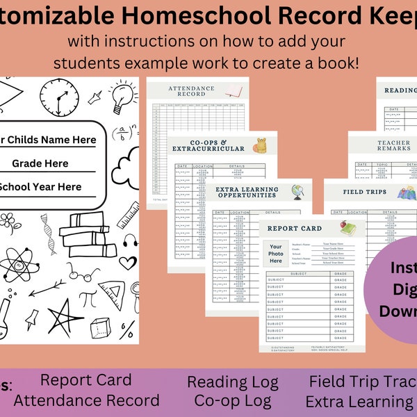 Homeschool Planner - Etsy