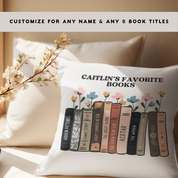 Library Card Pillow - Etsy