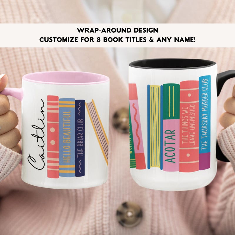 Chapter Book Mugs - Etsy