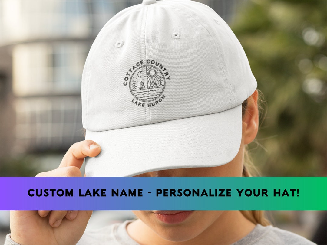 Custom Lake Cottage Country Hat, Lake Life Hat, Summer Hat, Custom ...
