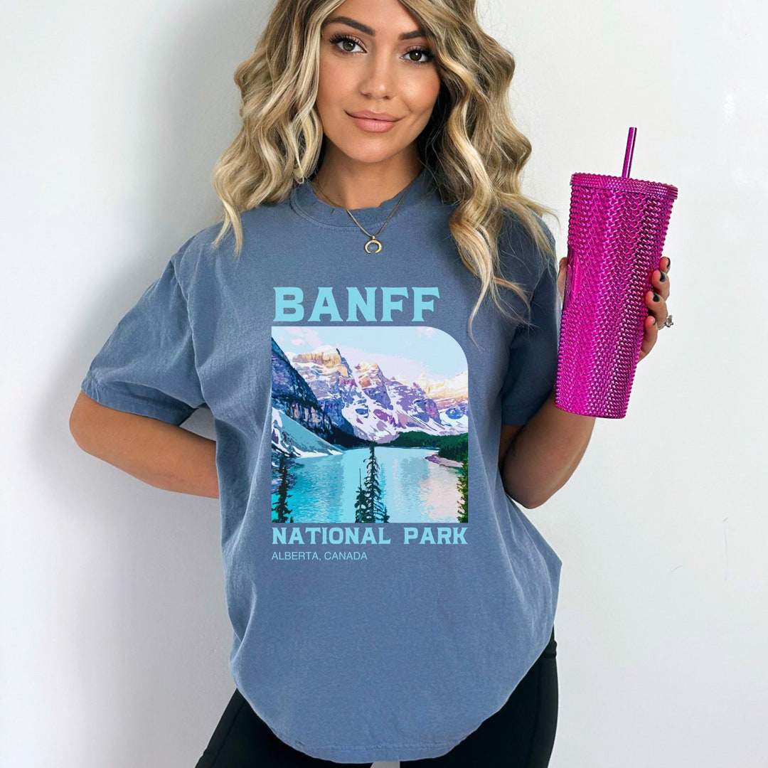 Banff National Park T-shirt: Comfort Colors Rocky Mountains Tee - Etsy