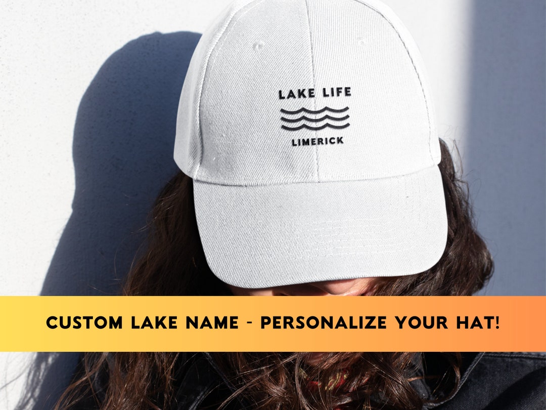 Custom Lake Life Hat, Lake Life Hat, Summer Hat, Custom Baseball Cap ...