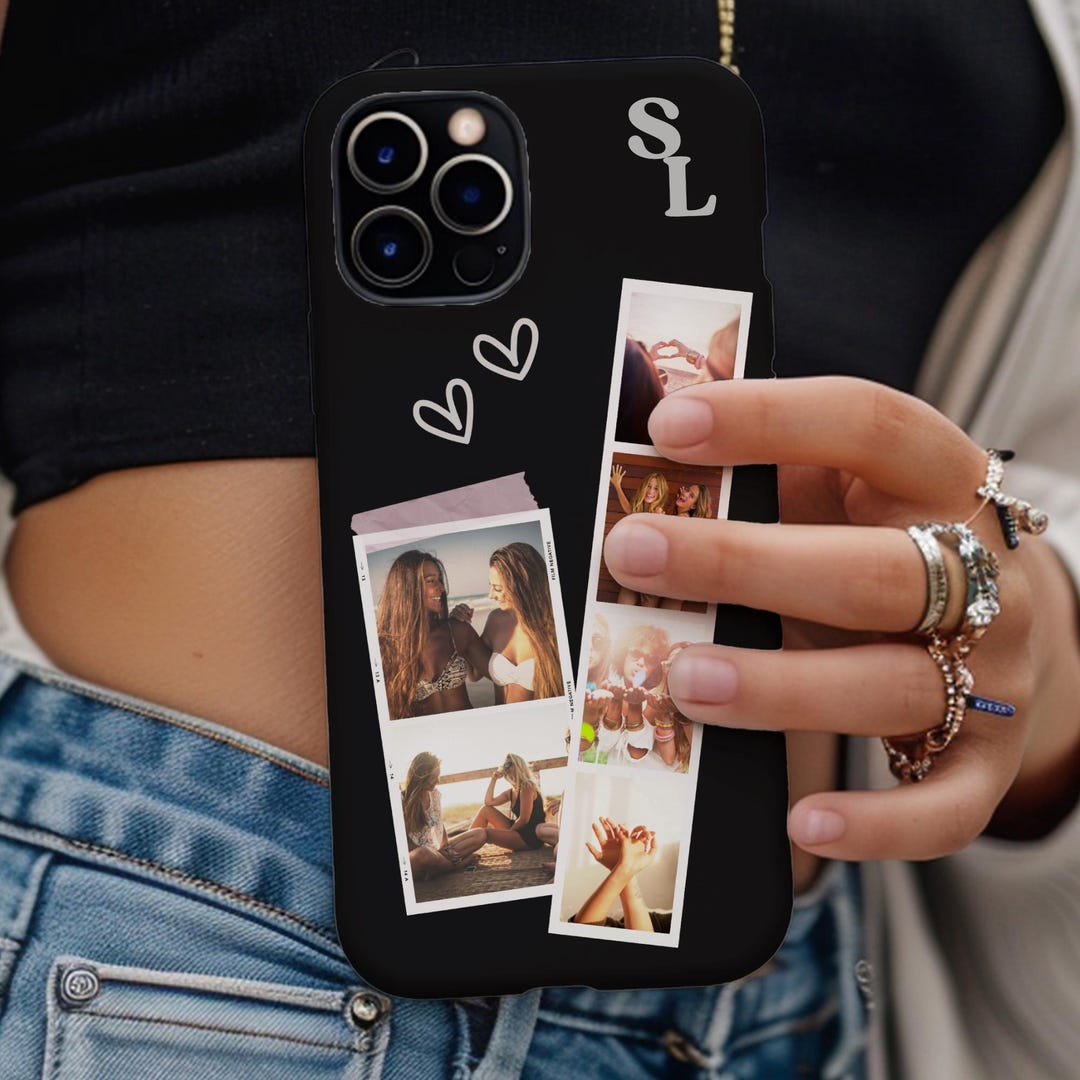 Custom Photo Strip Phone Case: Personalized Monogram Magsafe Cover - Etsy