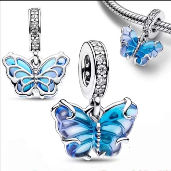 Pandora Blue Charms - Etsy