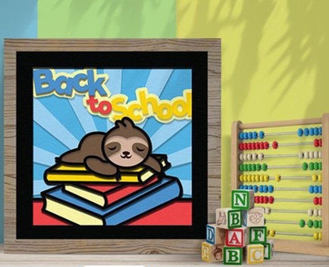 Kids Shadow Box Animals @ School | Back to School Art | 3D Paper Craft ...