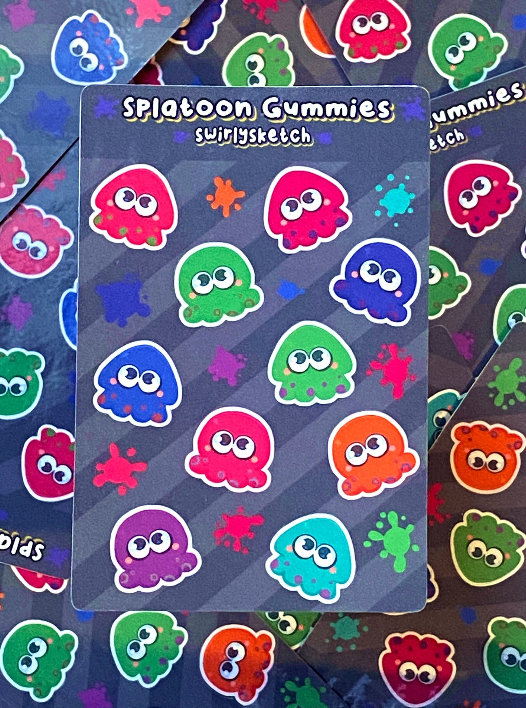 Splatoon, Inklings and Octoling Sticker Sheet - Etsy