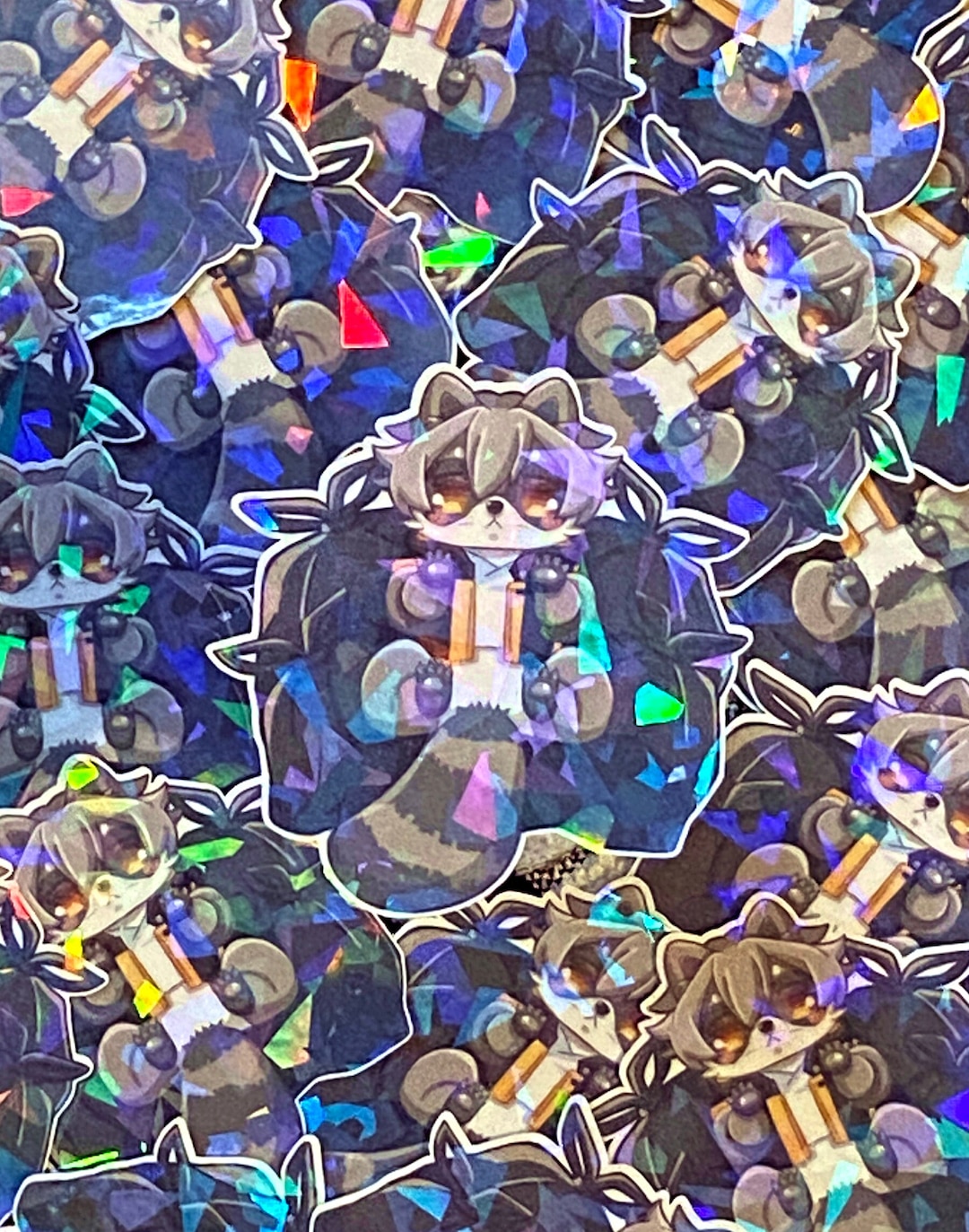 Honkai Star Rail, Trash Panda Trailblazer Holographic Sticker - Etsy