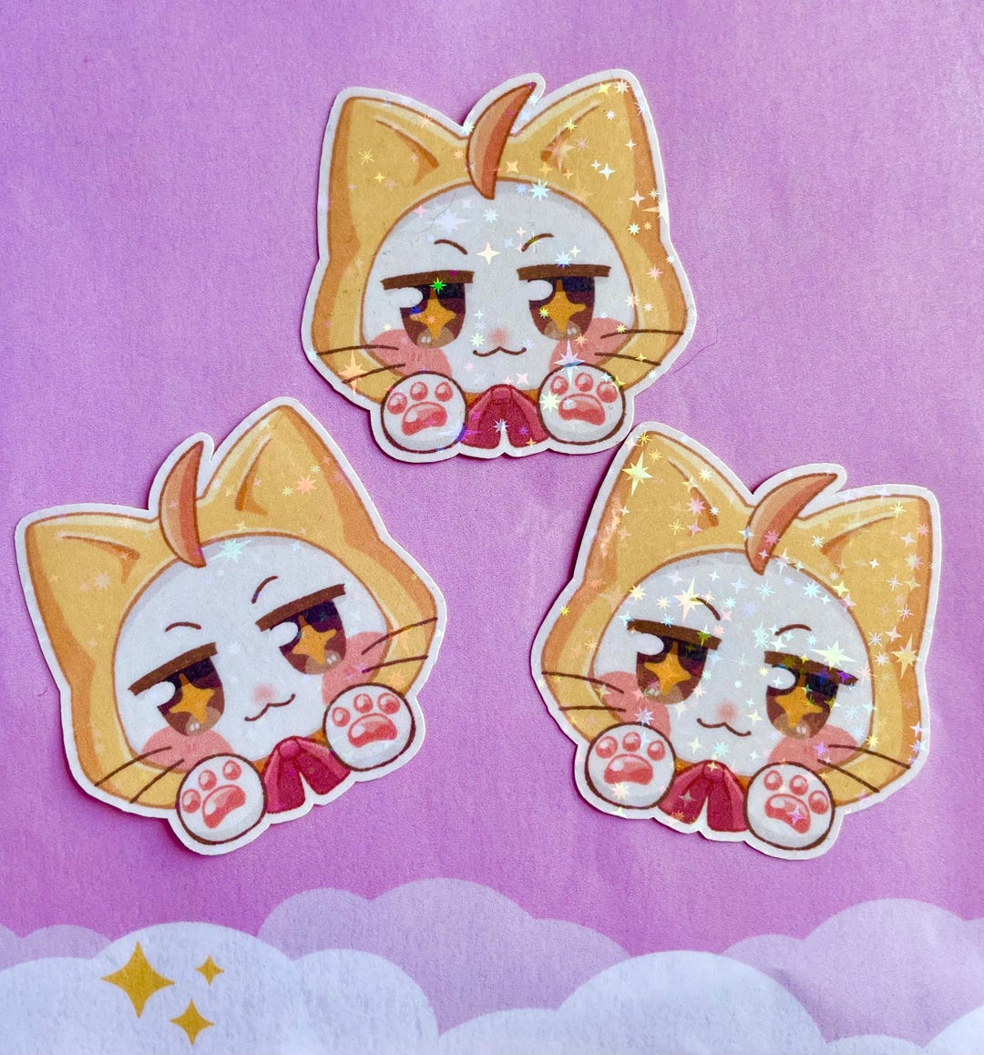 Infinity Nikki, Momo Holographic Sticker - Etsy