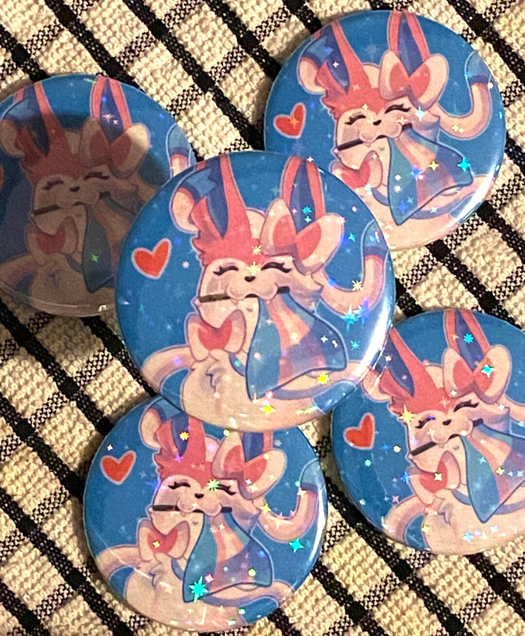 Pokemon, Trans Pride Sylveon 58mm Badge - Etsy