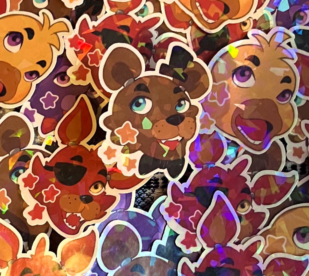Five Nights at Freddy's, Freddy, Bonny, Foxy, Chica Stickers - Etsy