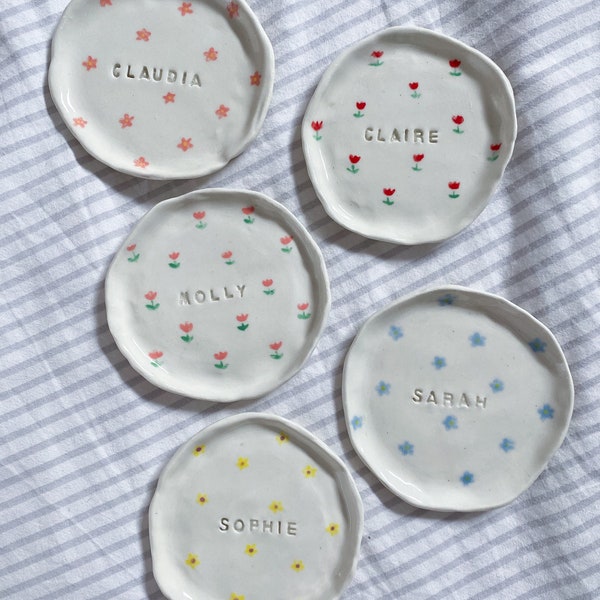 Ceramic Trinket Dish - Etsy