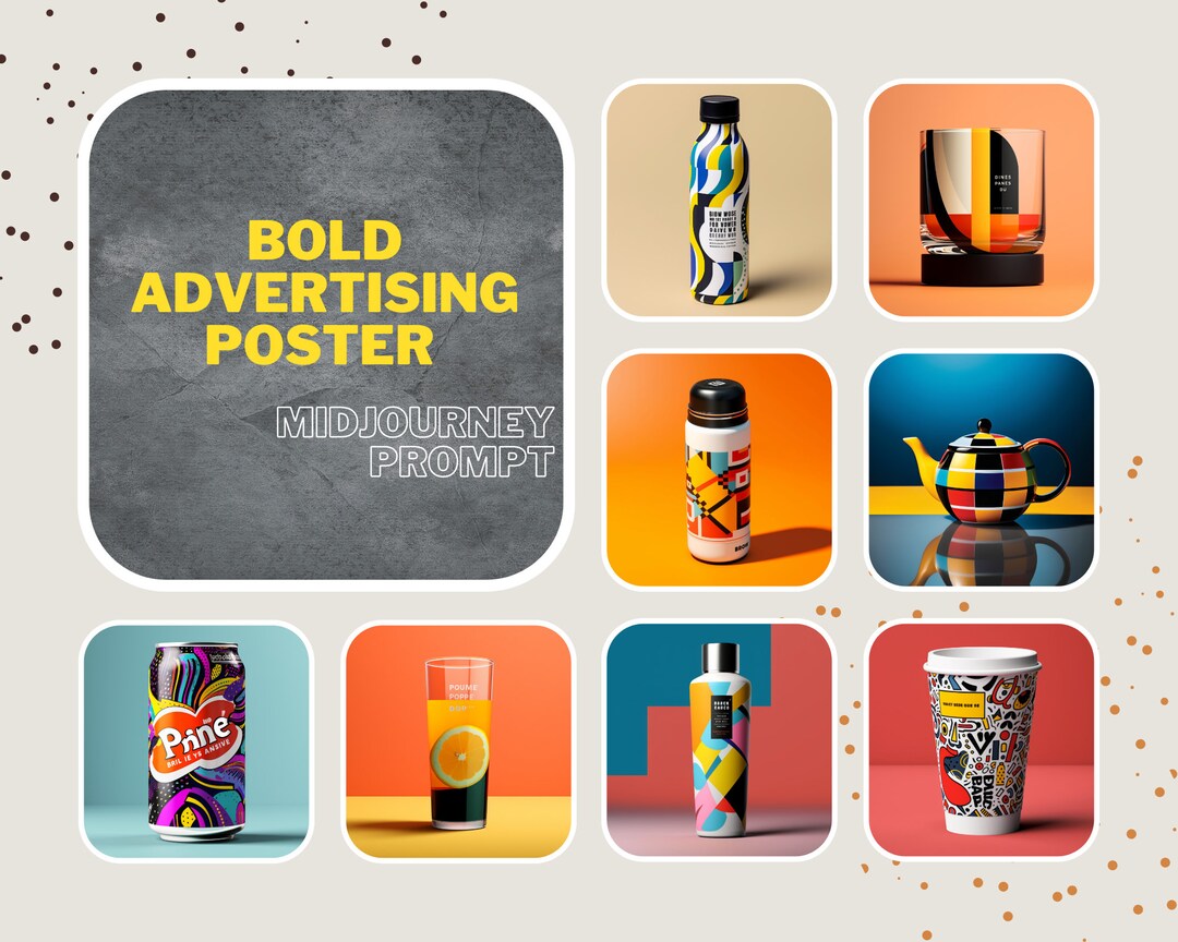 Bold Advertising Poster, AI Professional Midjourney Prompt, Wall Art ...