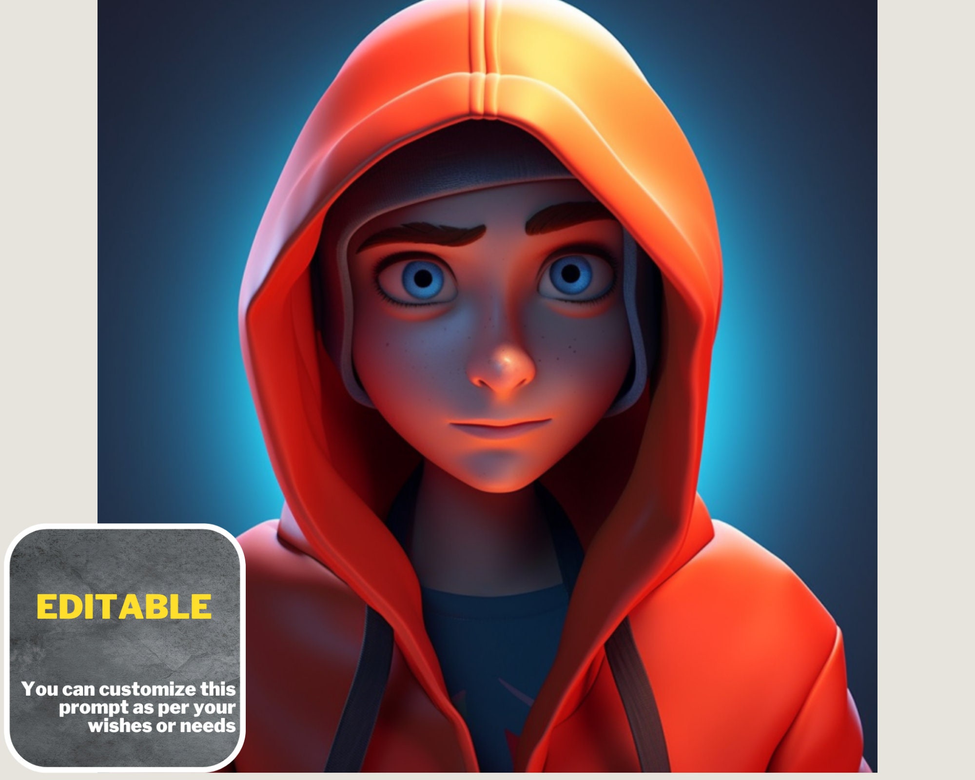 3D Animation Character AI Art Professional Midjourney AI Art - Etsy