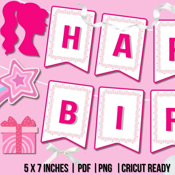 Barbie Banner - Etsy