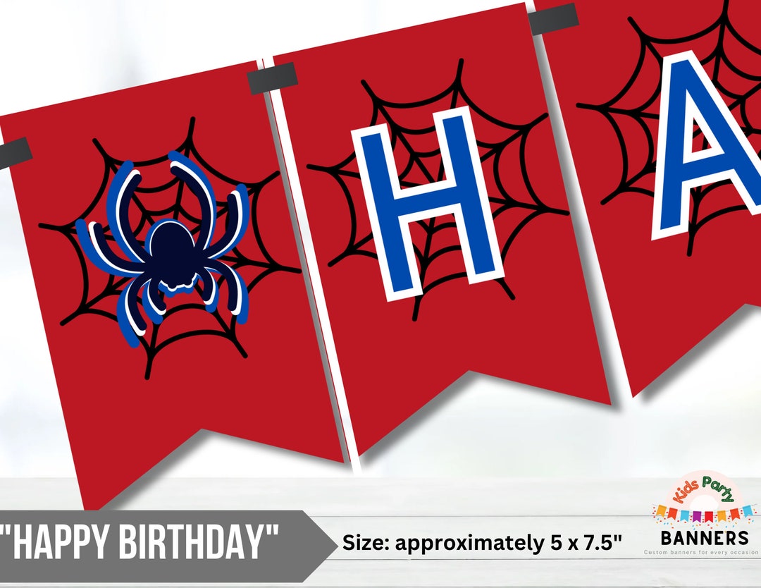 Superhero Birthday Banner Customizable Superhero Party - Etsy