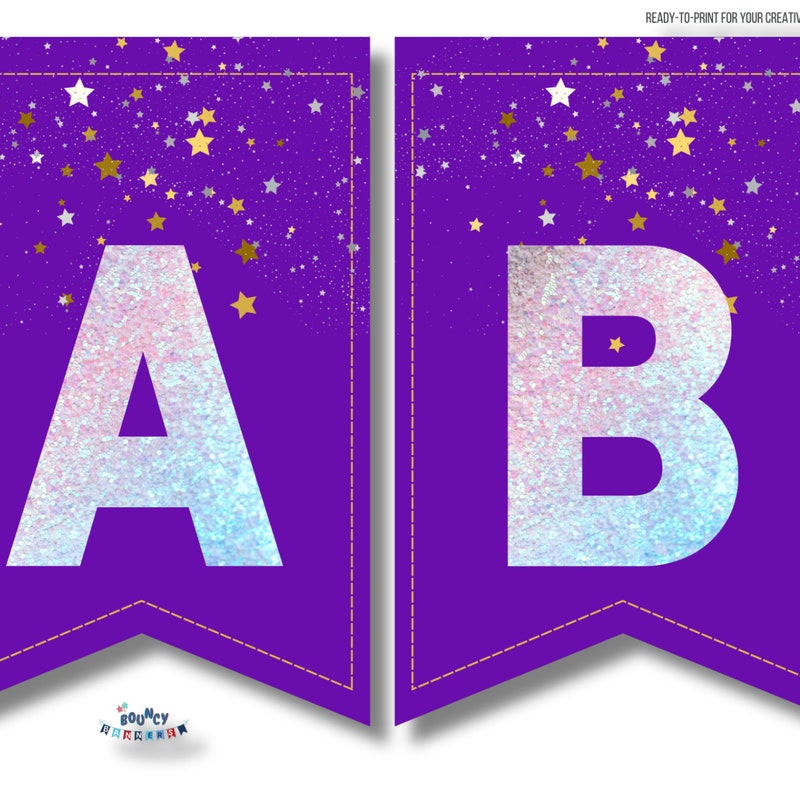 Purple Banner - Etsy