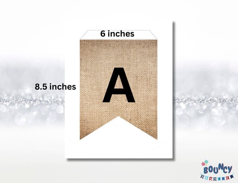 Rustic Burlap Banner Alphabet Flags With Lace Border Number - Etsy