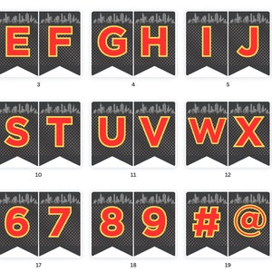 Superhero Birthday Banner | Superhero Party Decorations | Full Alphabet ...