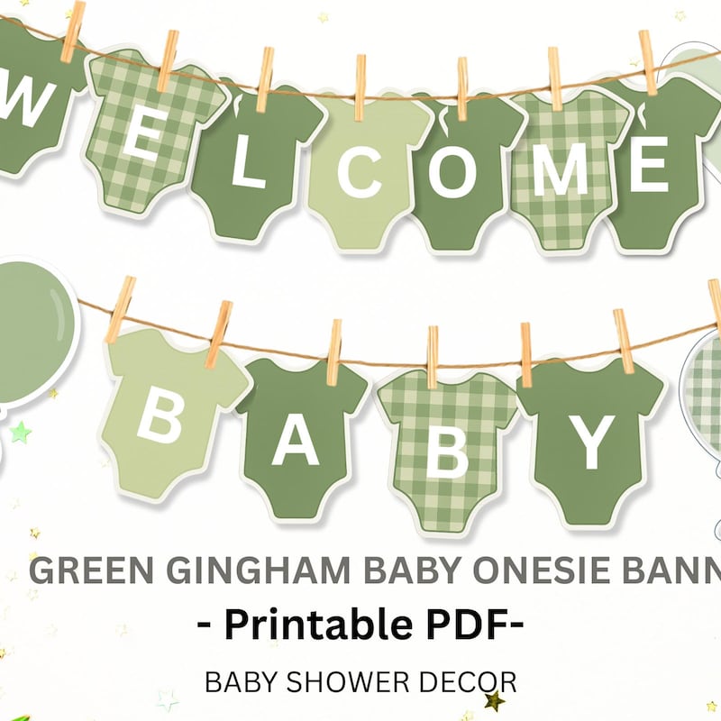 Onesie Banner - Etsy