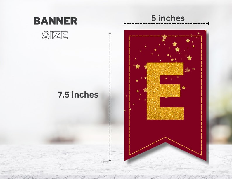 Printable Gold Glitter Alphabet and Numbers Bunting Banner - Etsy