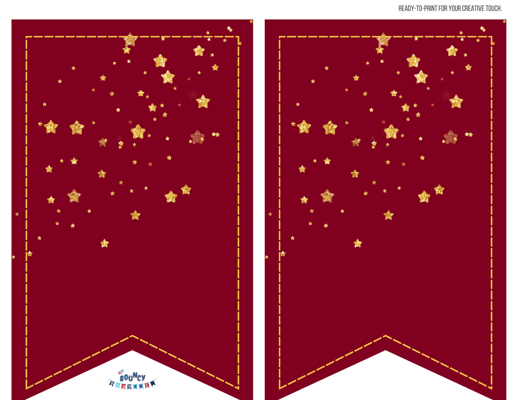 Printable Gold Glitter Alphabet and Numbers Bunting Banner - Etsy