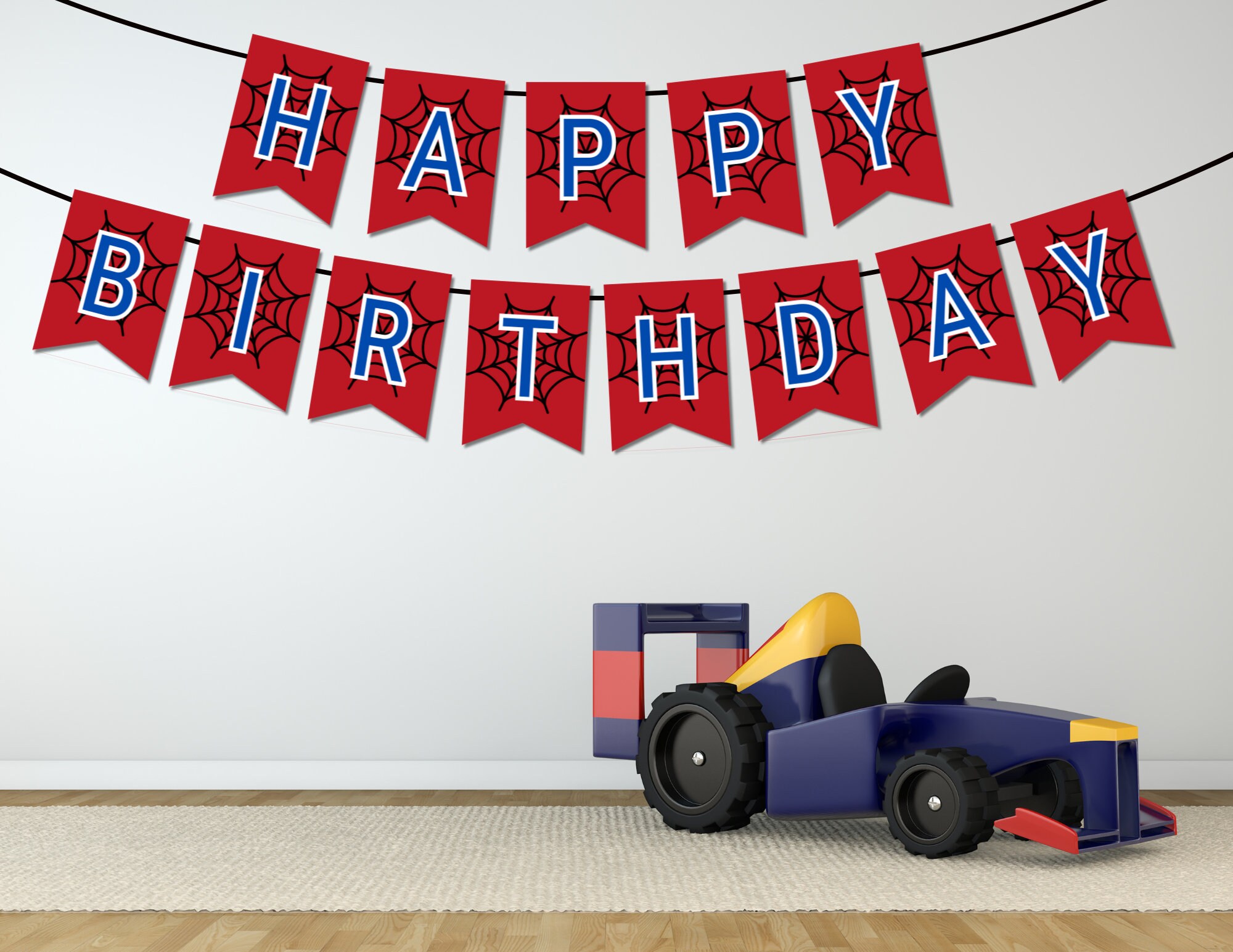 Superhero Birthday Banner Customizable Superhero Party Decorations Full ...