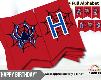 Superhero Birthday Banner Superhero Party Decorations Full - Etsy