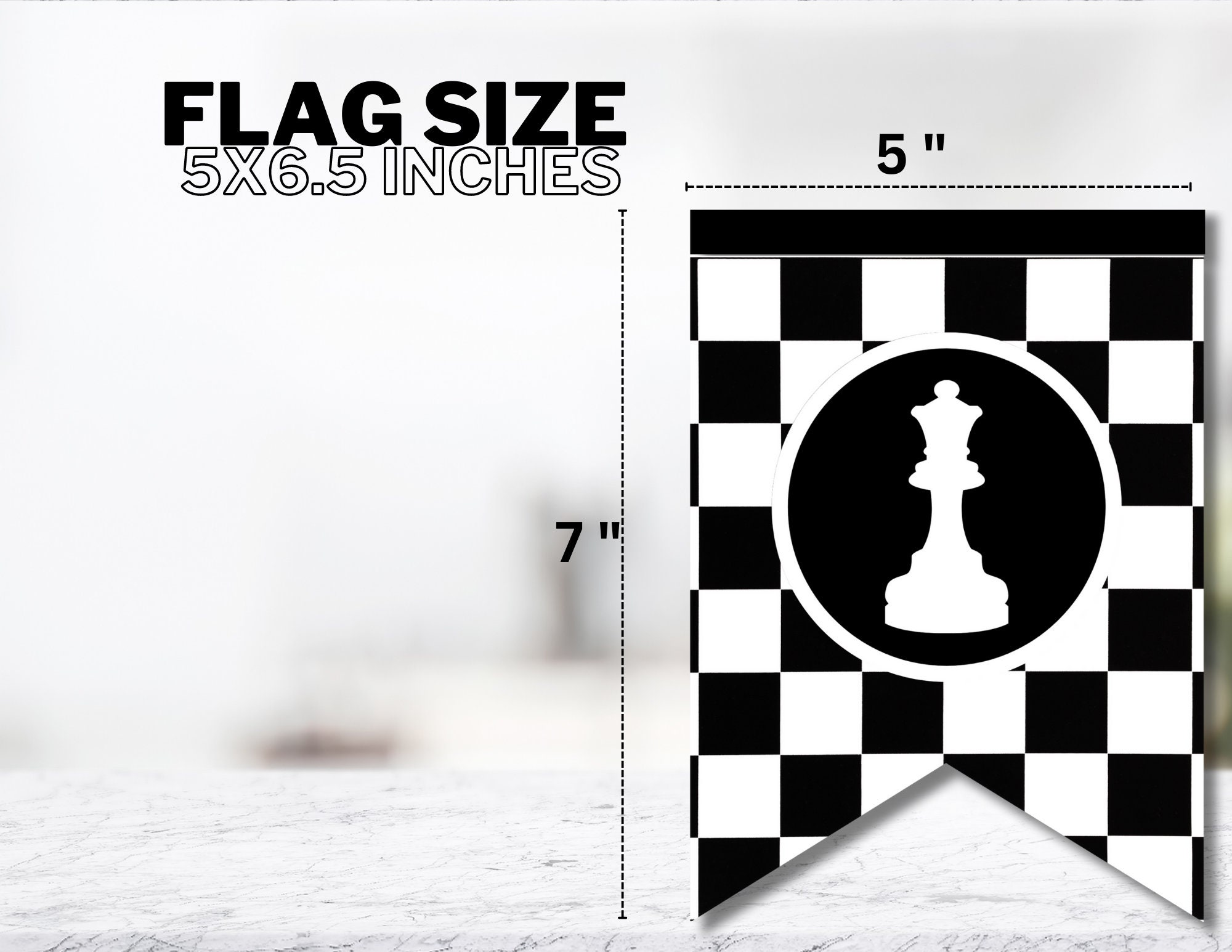 Chess Theme Alphabet & Numbers Banner Flags - Printable Digital ...
