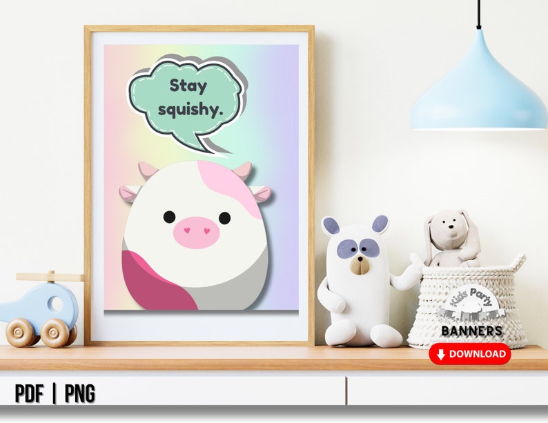 Charming Squish Mallows Party Poster - Quote (printable/digital ...