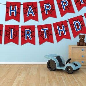 Superhero Birthday Banner | Customizable Superhero Party Decorations ...