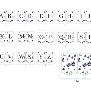 Printable Blueberry Bliss: Instant Download Blueberry Theme Happy ...