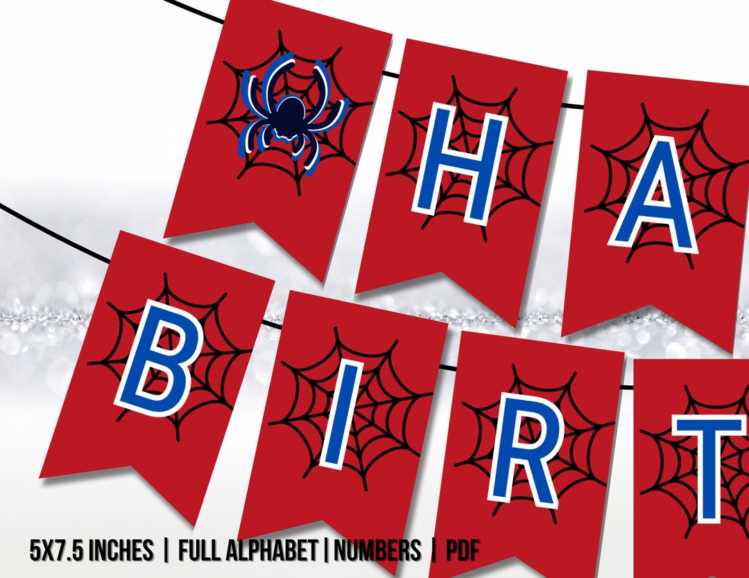 Superhero Birthday Banner | Customizable Superhero Party Decorations ...