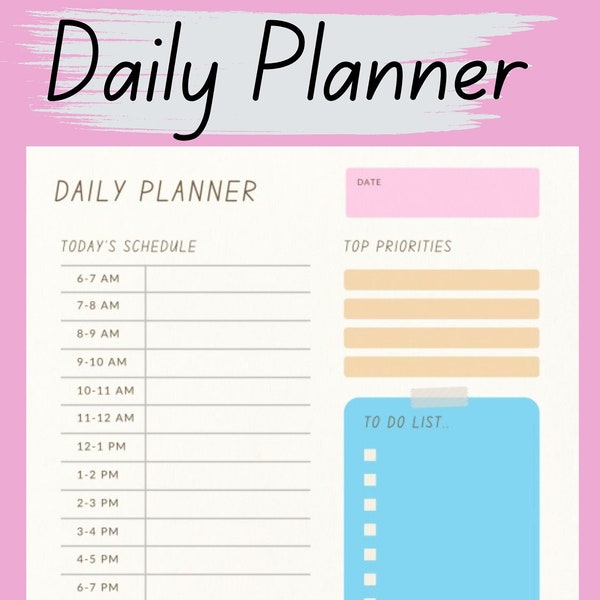 Weekly Work Planner - Etsy