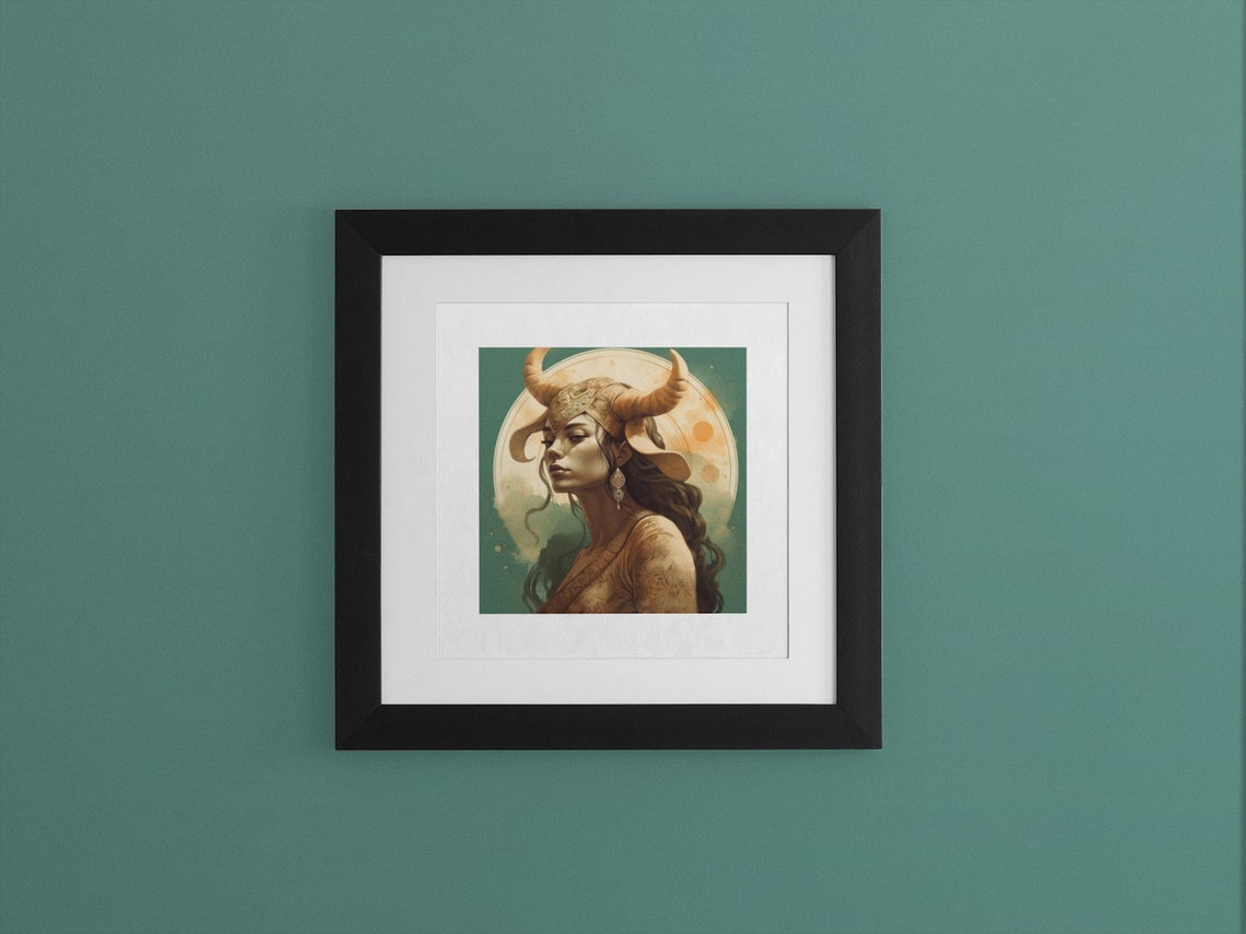 TAURUS Warrior Wall Art Instant Digital Download - Etsy