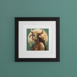 TAURUS Warrior Wall Art - Instant Digital Download - Etsy