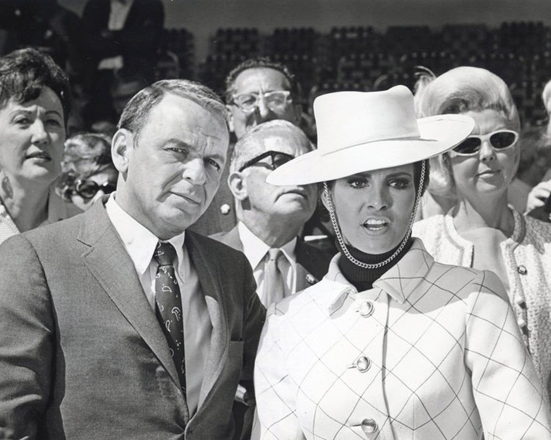 Frank Sinatra & Raquel Welch 8x10 Wall Art Lady in Cement Photo - Etsy