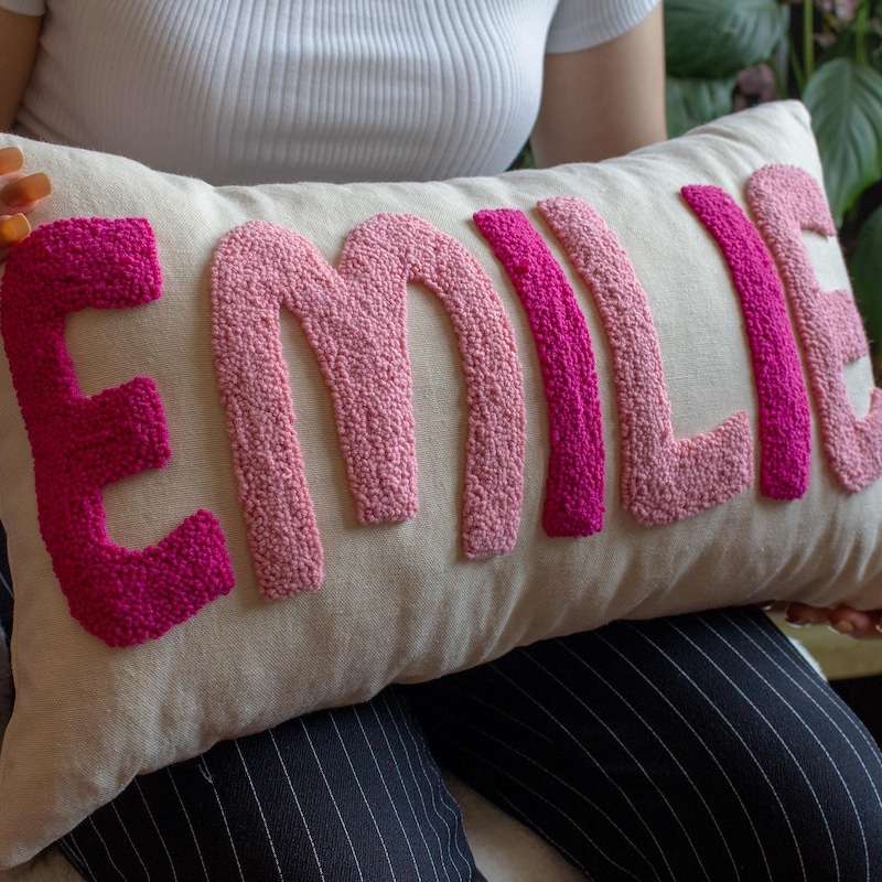 Embroidered Pillows - Etsy