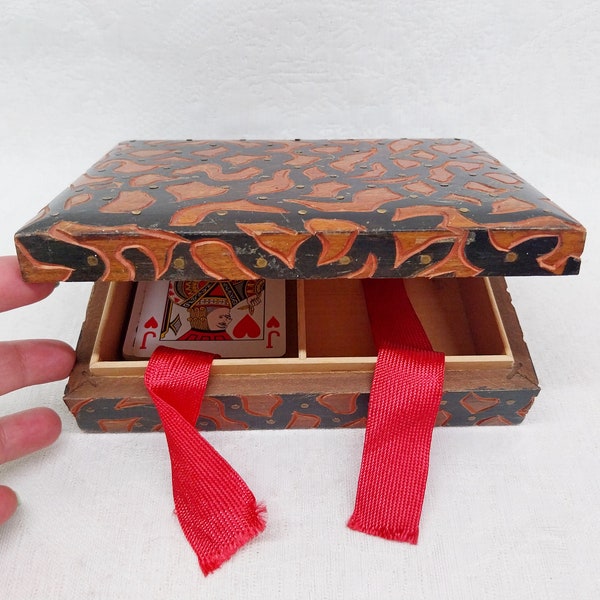 Metal Box for Playing Cards - Etsy