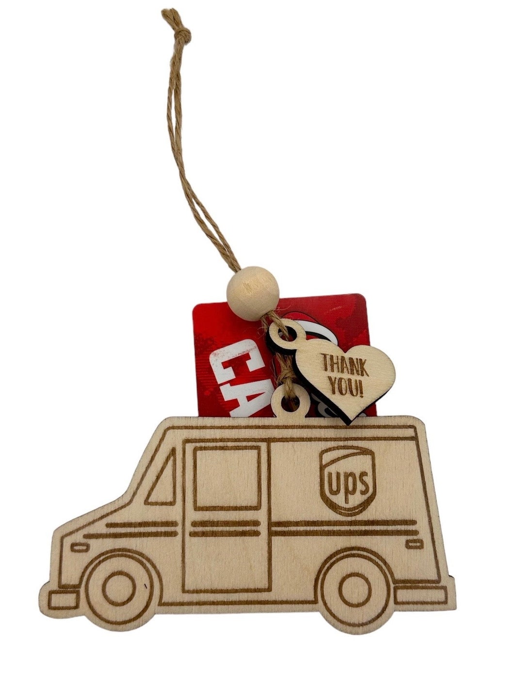 UPS Delivery Truck Ornament, Postal Worker Thank You Ornament, Gift for ...