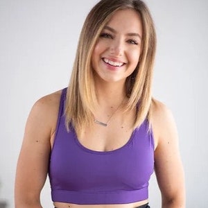 Soutien-gorge de sport Balance Purple Athleisure Wear Soutien-gorge d ...