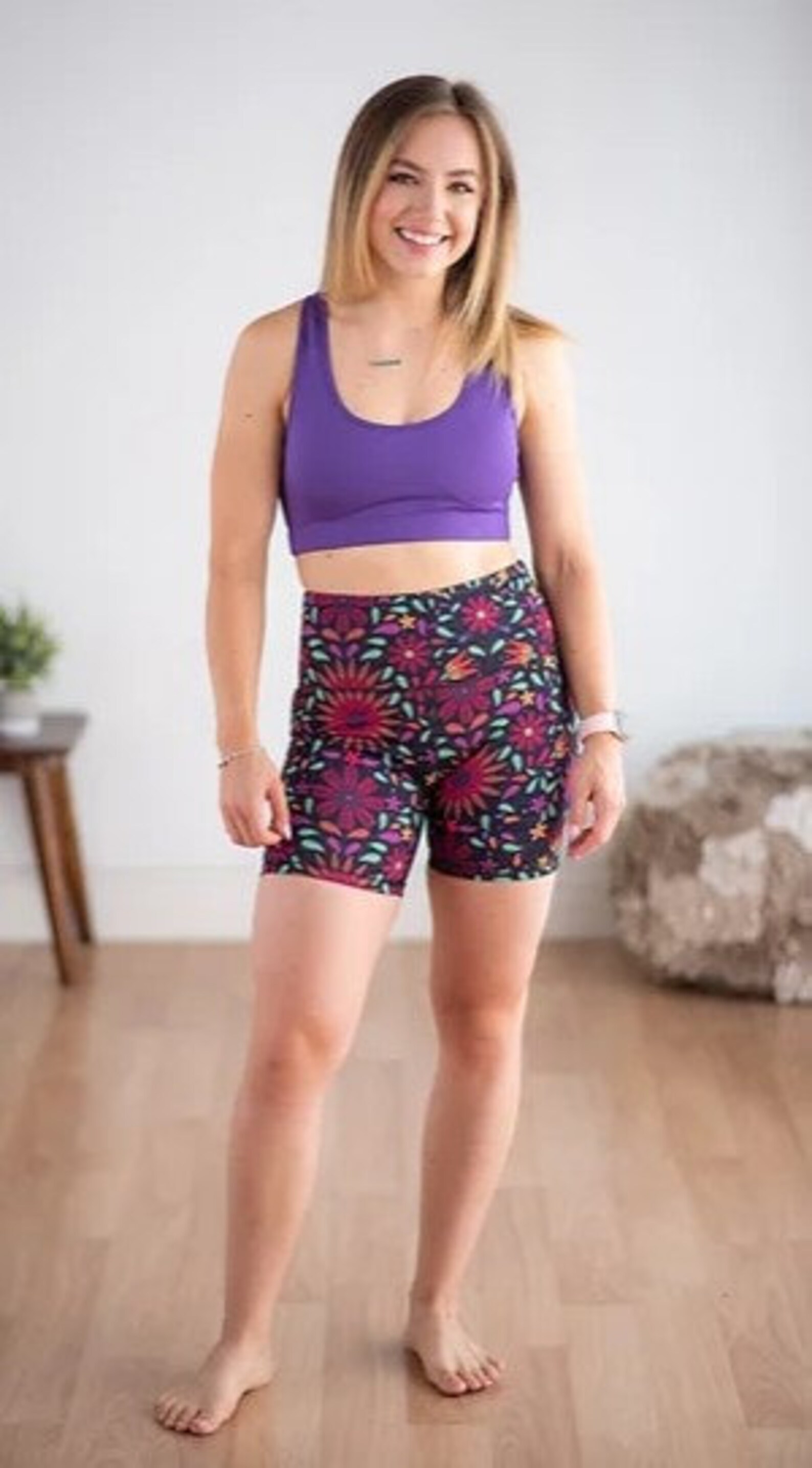 Soutien-gorge de sport Balance Purple Athleisure Wear Soutien-gorge d ...