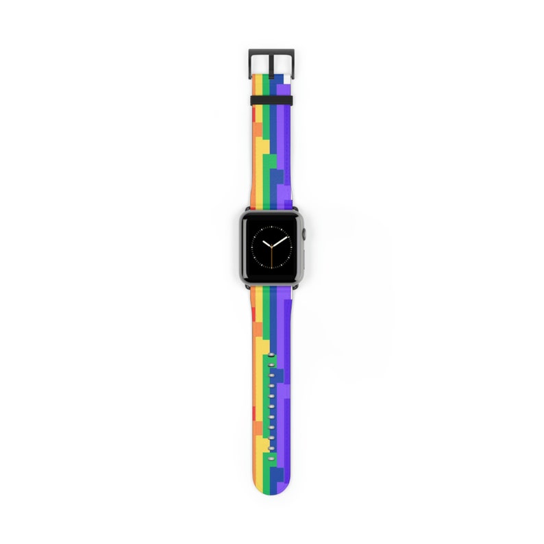 Rainbow Apple Watch Band - Etsy