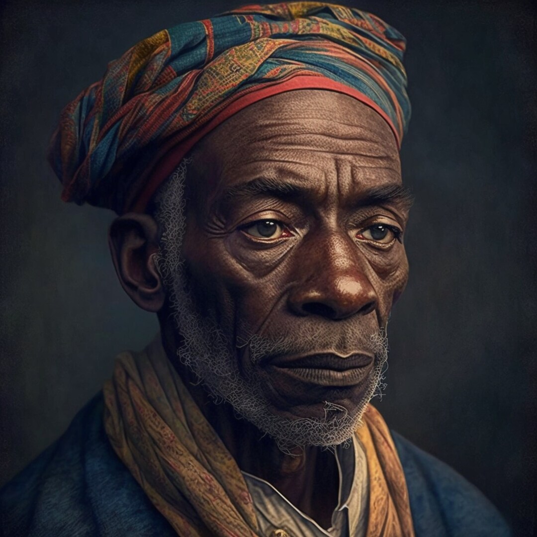 Griot Digital Art AI Art Black Art Afrofuturism - Etsy