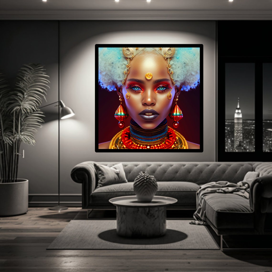 Crystal Digital Art AI Art Black Art Afrofuturism - Etsy