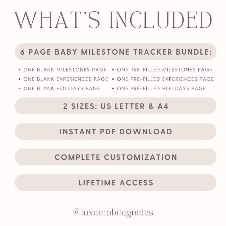 Baby Milestones Tracker Chart | Baby First Year Printable | Editable ...