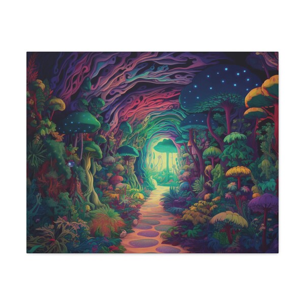 Trippy Canvas Art - Etsy