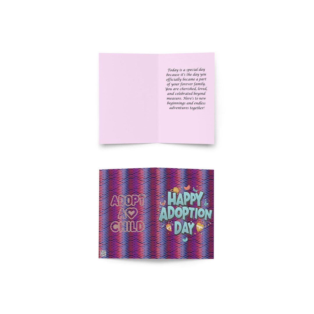 Adoption Greeting Card - Etsy