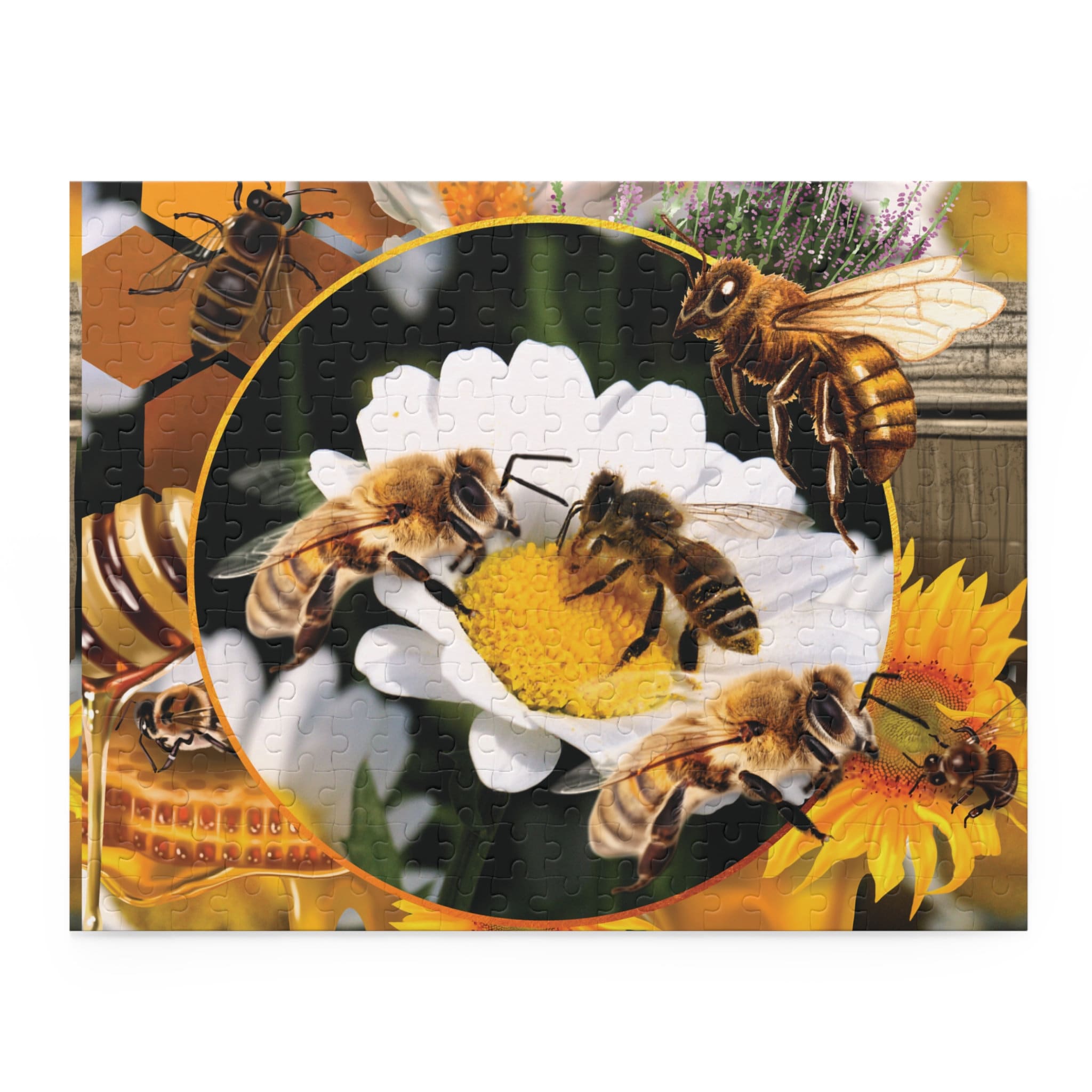 Bee Puzzle Honey Bee Jigsaw Puzzle (120, 252, 500-piece) - Etsy