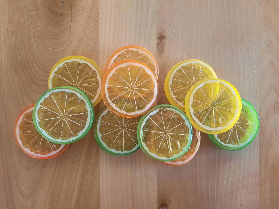 Decorative Plastic Citrus Slices - Etsy